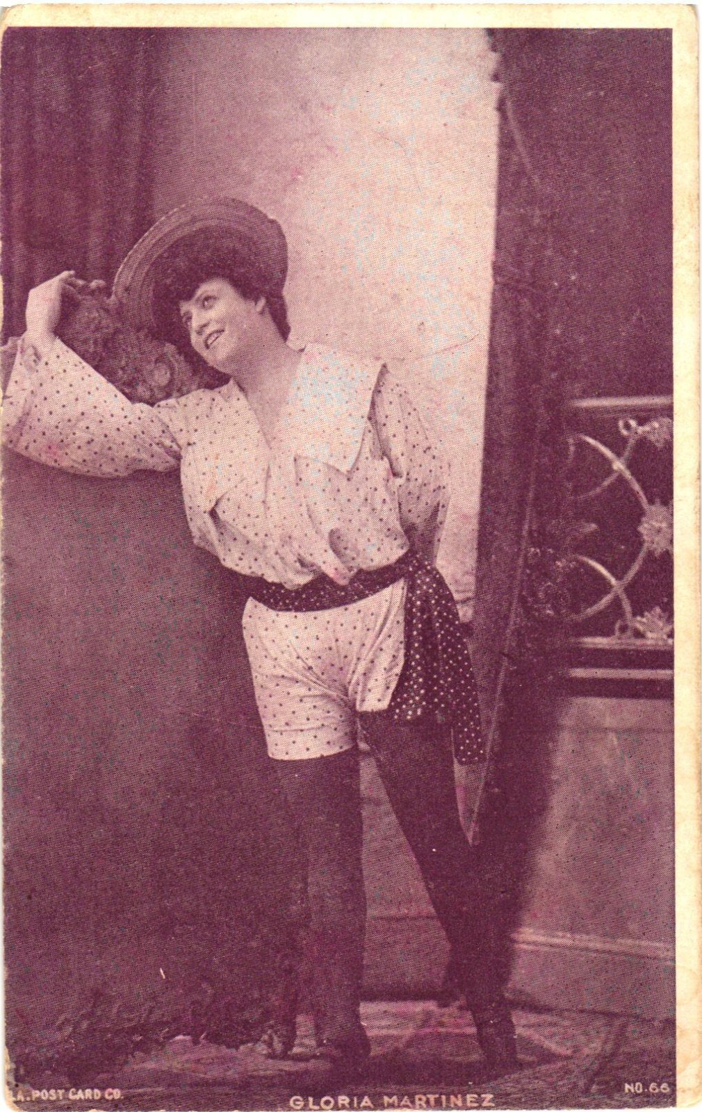 Gloria Martinez Burlesque Vaudeville Actress Vintage Postcard | eBay