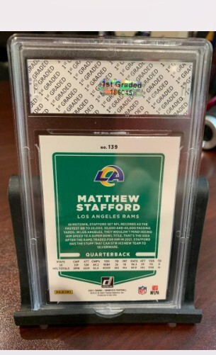 Matthew Stafford 2021 Panini Donruss Football #139 Base Gem Mint 10 | eBay