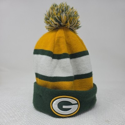 Green Bay Packers NFL Team Apparel Hat Stocking Cap W Pom Pom | eBay