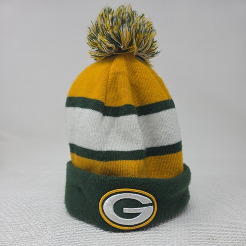 Green Bay Packers NFL Team Apparel Hat Stocking Cap W Pom Pom | eBay