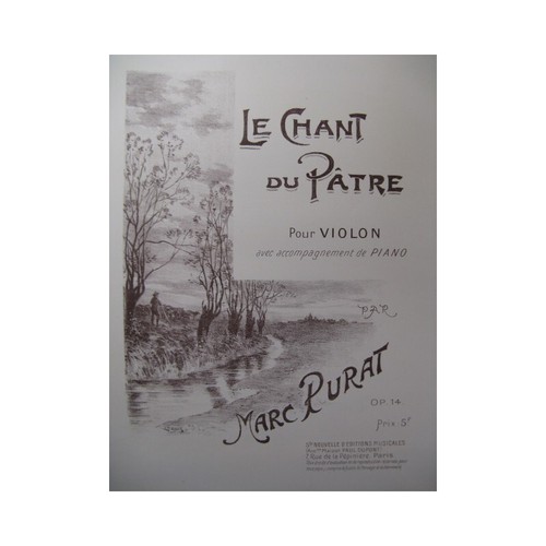 PURAT Marc Le Chant du Pâtre Piano Violon | eBay