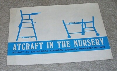 ATCRAFT of WEMBLEY NURSERY FURNITURE BROCHURE Not dated ?1970s COTS ...