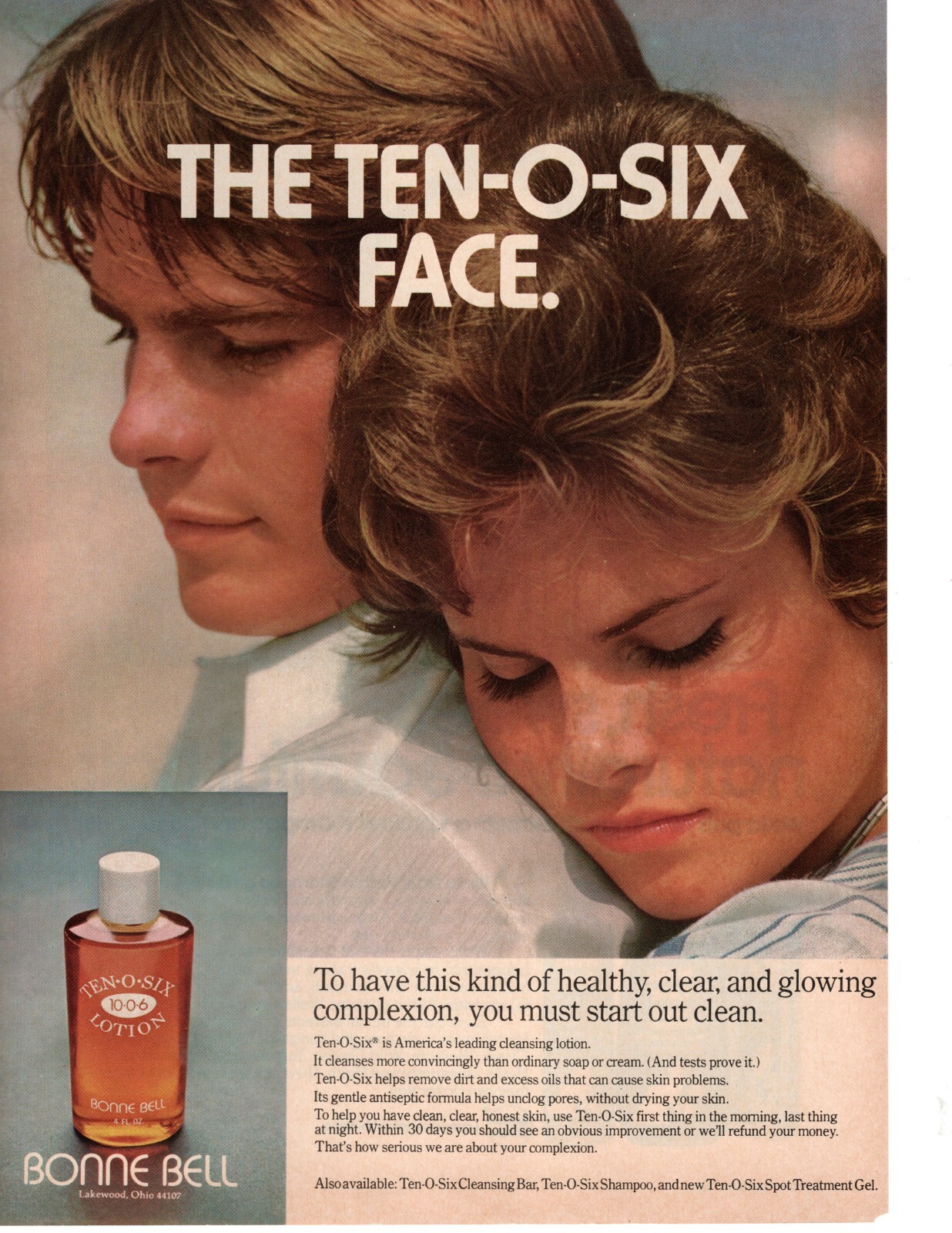 1970s Bonne Bell The Ten-O-Six Lotion 8"X11" Magazine Ad | eBay