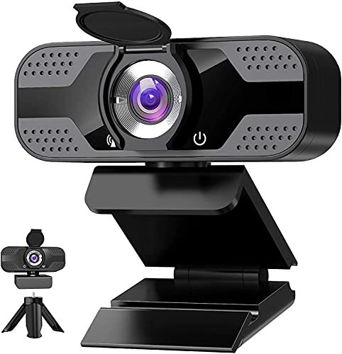Webcam with Microphone for Desktop, 1080P HD USB Computer Cameras with ...