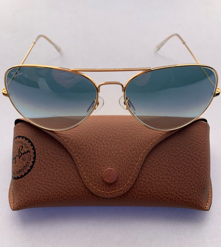 Ray-Ban Aviator Sunglasses RB3026 62mm Gold Frame & Gray Gradient ...