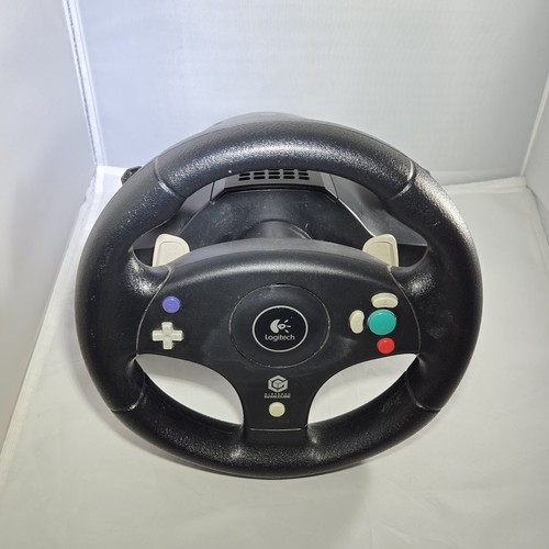 Nintendo Gamecube Steering Wheel Logitech Speed Force Feedback (wheel ...