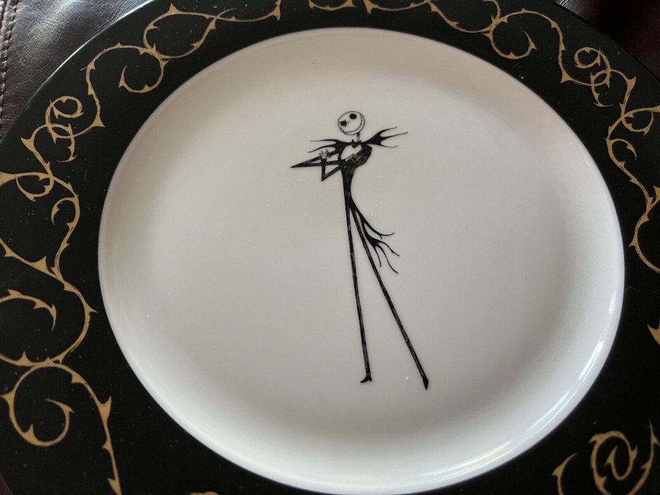 New Disney Nightmare Before Christmas Jack Skellington Black Gold ...