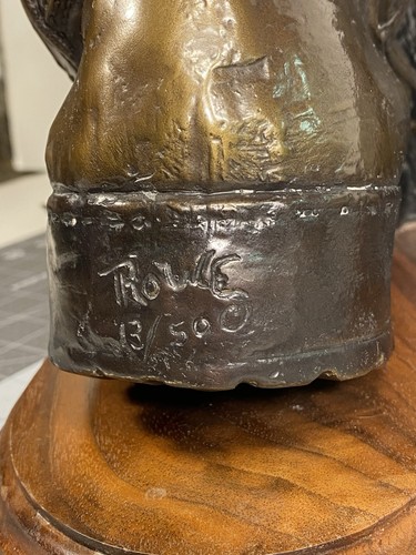 RARE Devin Rowe "Boot Camp" Labrador Retriever Bronze Limited Edition ...