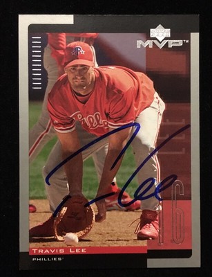 TRAVIS LEE 2001 UPPER DECK Autograph Signed AUTO Baseball Card 287 ...