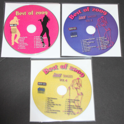 KARAOKE CD+G BEST OF 2009 TOP HITS 3 DISC SET NEW IN PLASTIC SLEEVE ...