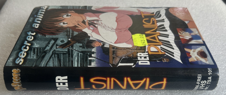 1998 Secret Anima 'Der Pianist' - Cult Anime VHS Video - Japanese Manga ...