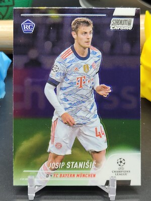 2021-22 Topps Chrome Stadium Club Josip Stanisic Rookie #44 FC Bayern (CD) | eBay