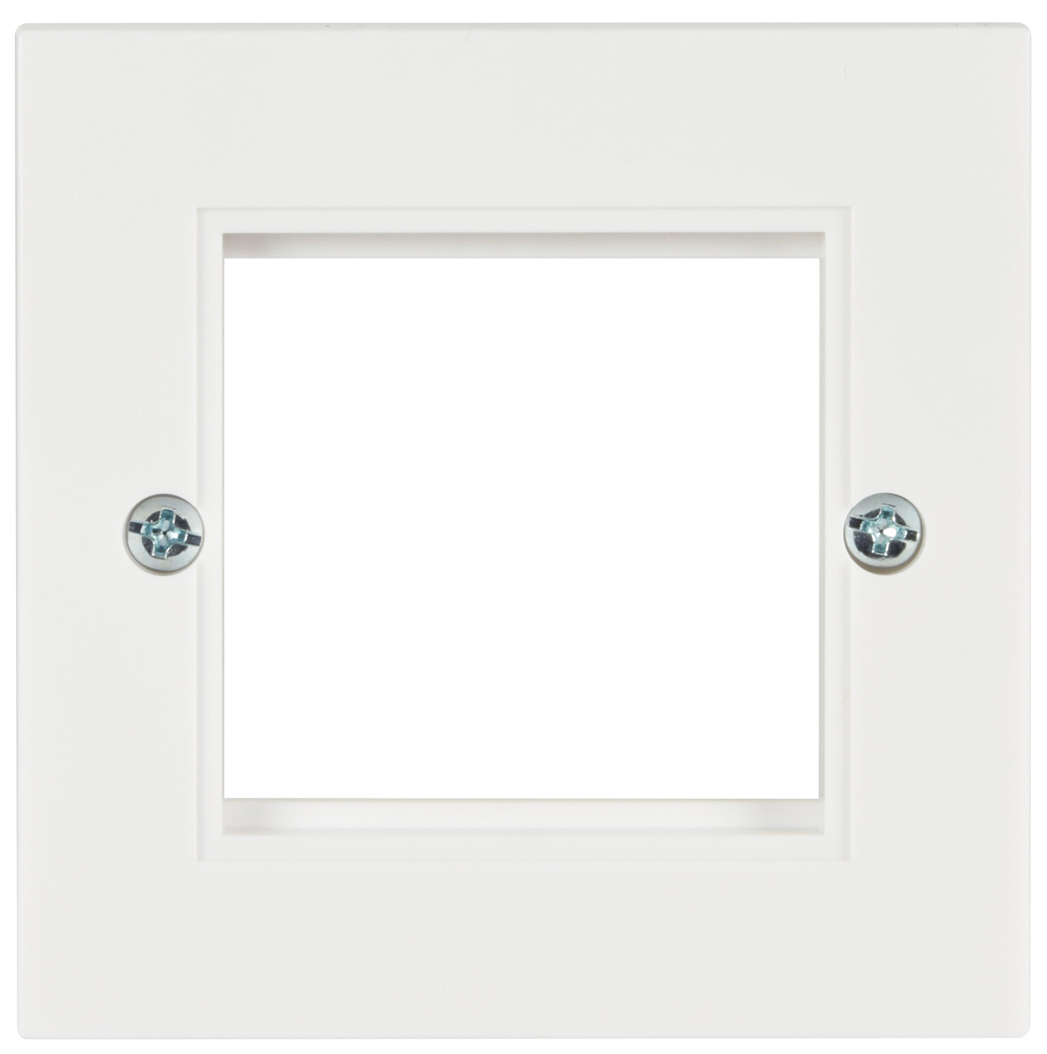 Single 1 Gang Modular Wall Face Plate Frame Blank Euro Module Data CAT6 ...