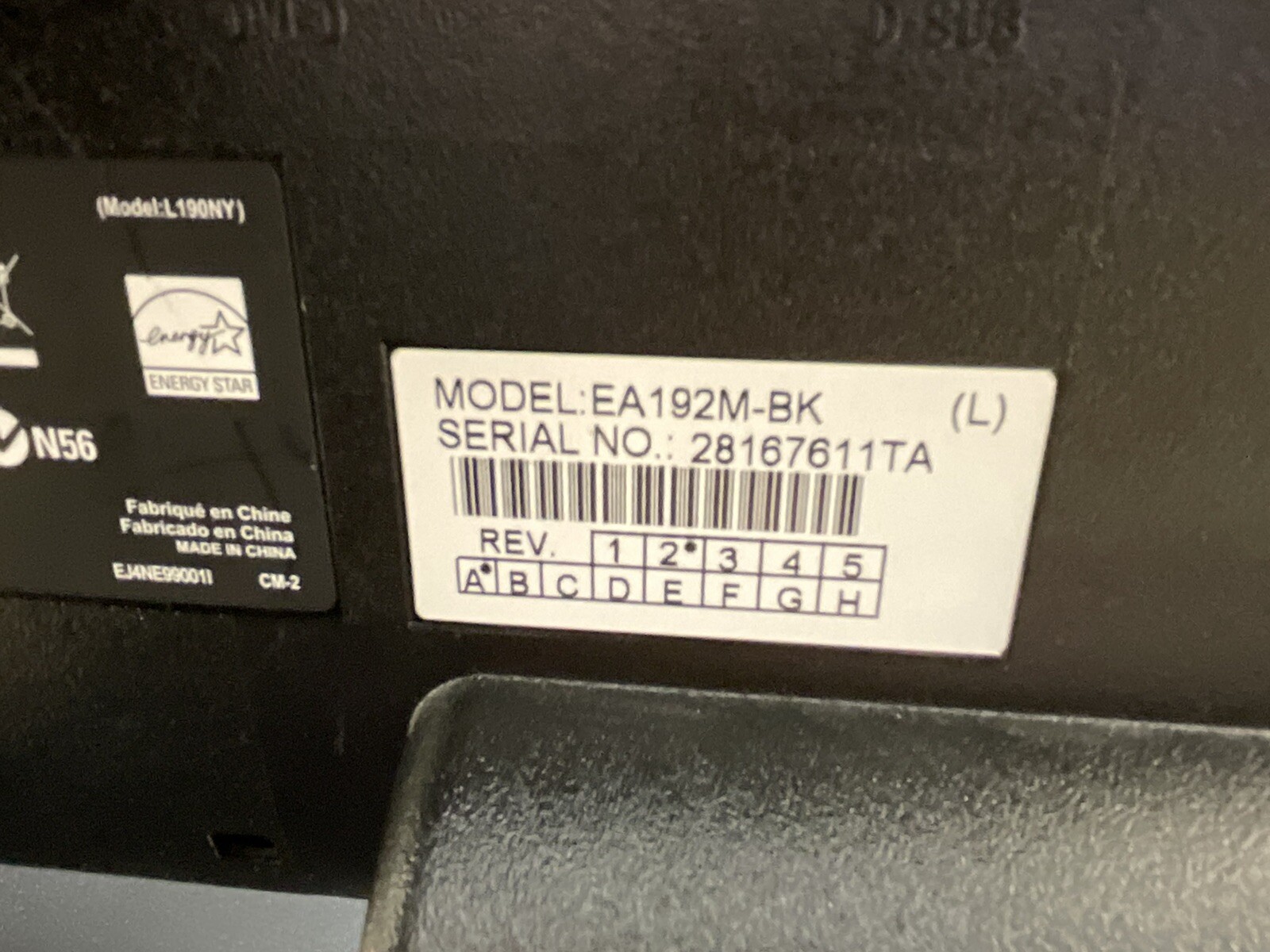 NEC MultiSync EA192M/ LED monitor - 19" - 1280 x 1024 /JUA259 | eBay