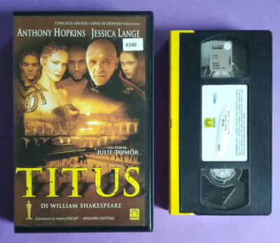 Vhs Film Ita Avventura Titus Anthony Hopkins Jessica Lange ex nolo ...