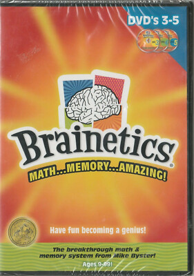 Brainetics DVD's 3 - 5 Math, Memory,Amazing LCM4 | eBay