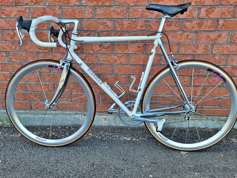 Gianella (Marinoni) road bike Columbus MAX + Campagnolo Record + Shamal ...