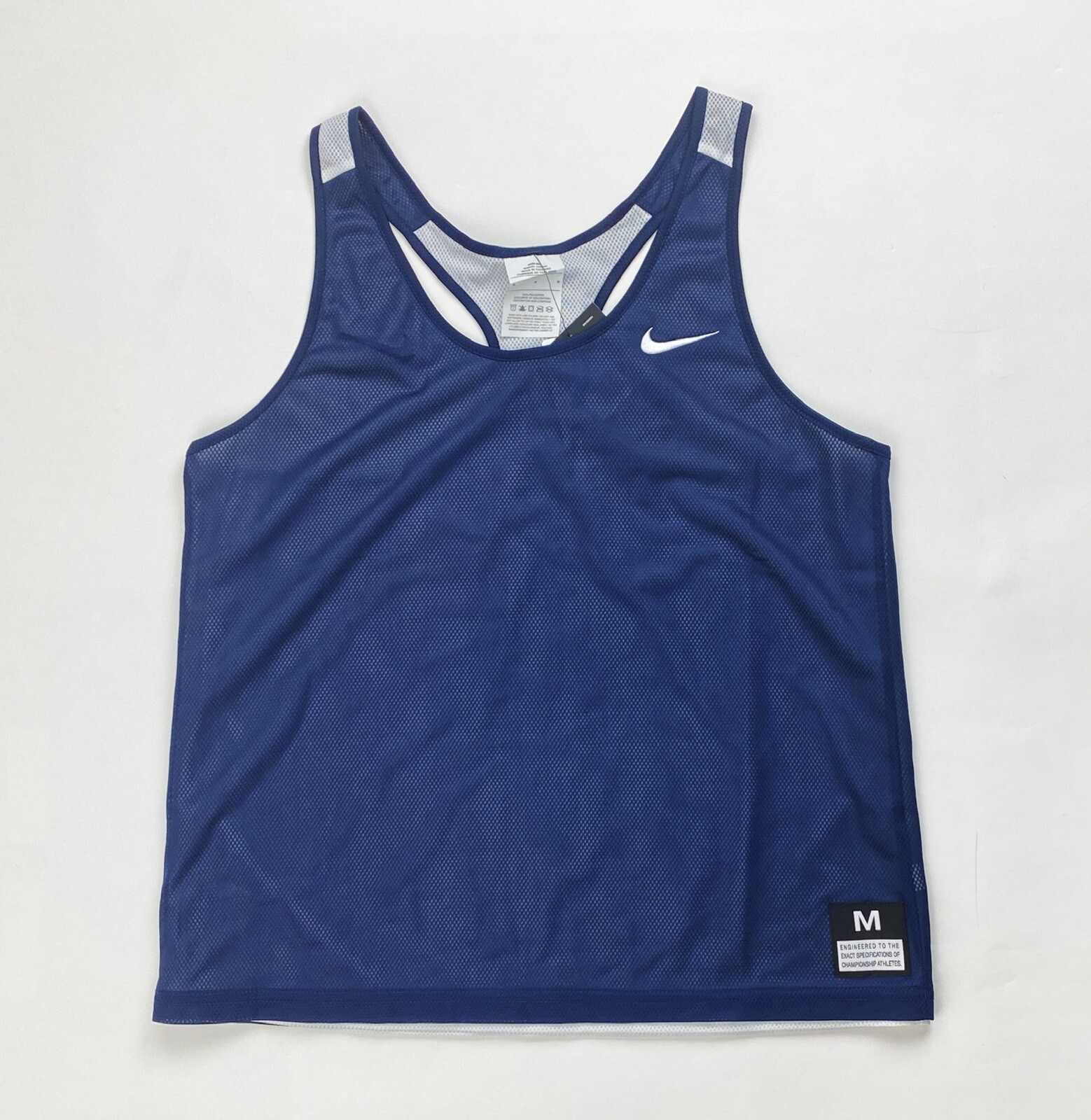 Nike Club Speed Reversible Lacrosse Pinnie Women's Medium Tank Navy ...