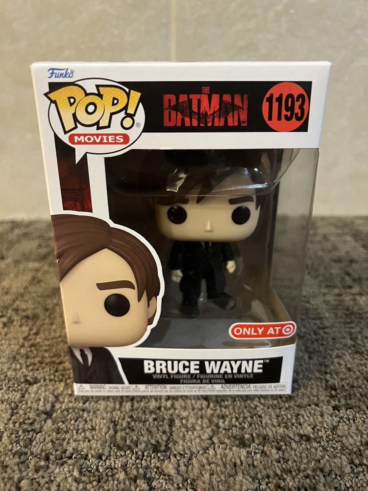 Funko Pop! The Batman Bruce Wayne #1193 ( Target Exclusive ) *Good Box ...