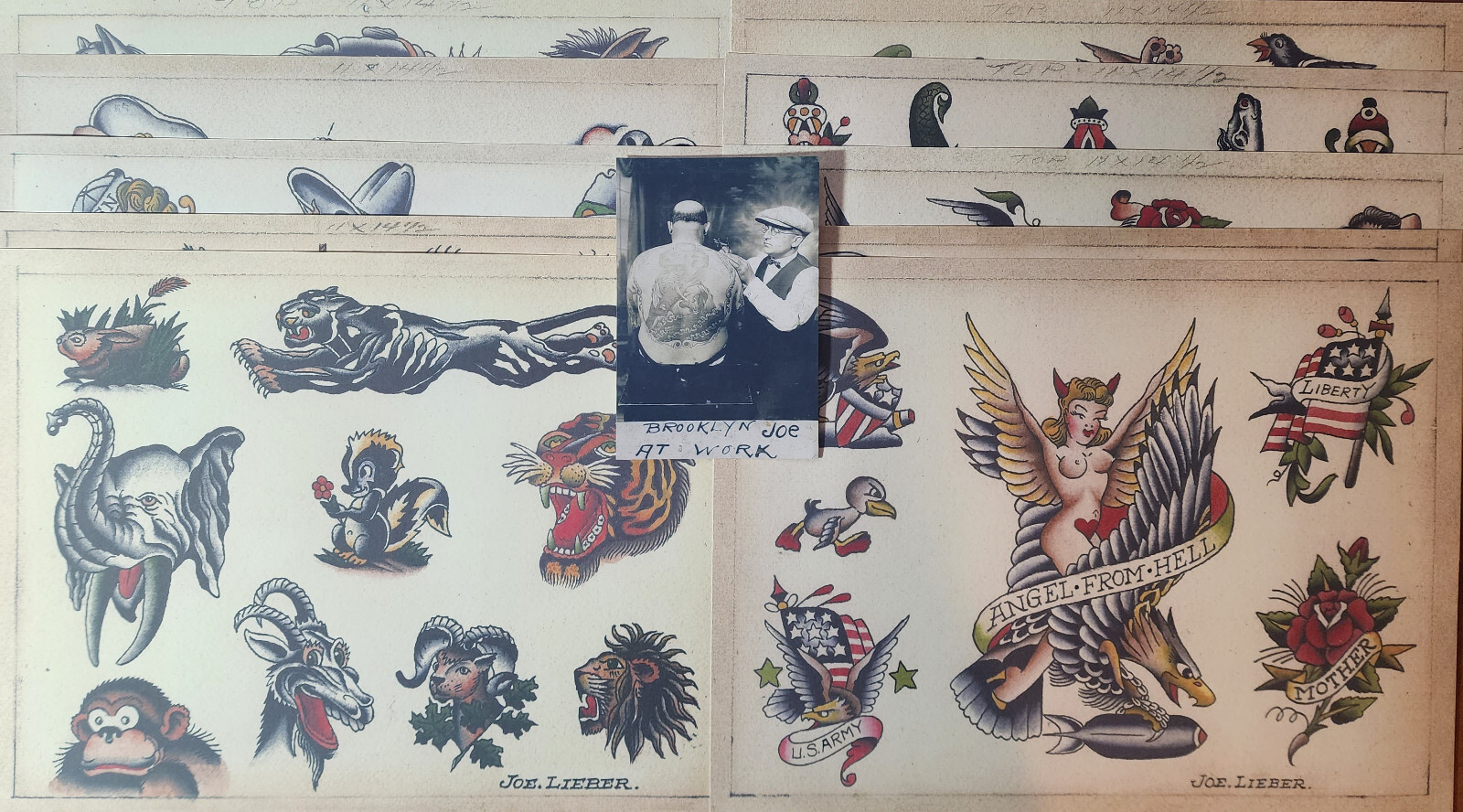 Traditional Army Tattoo Flash