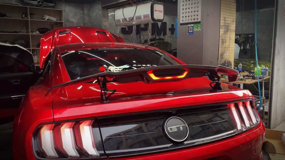 Black ABS Active Aero Spoiler Adjustable Spoiler Rear Trunk Lift Tail ...