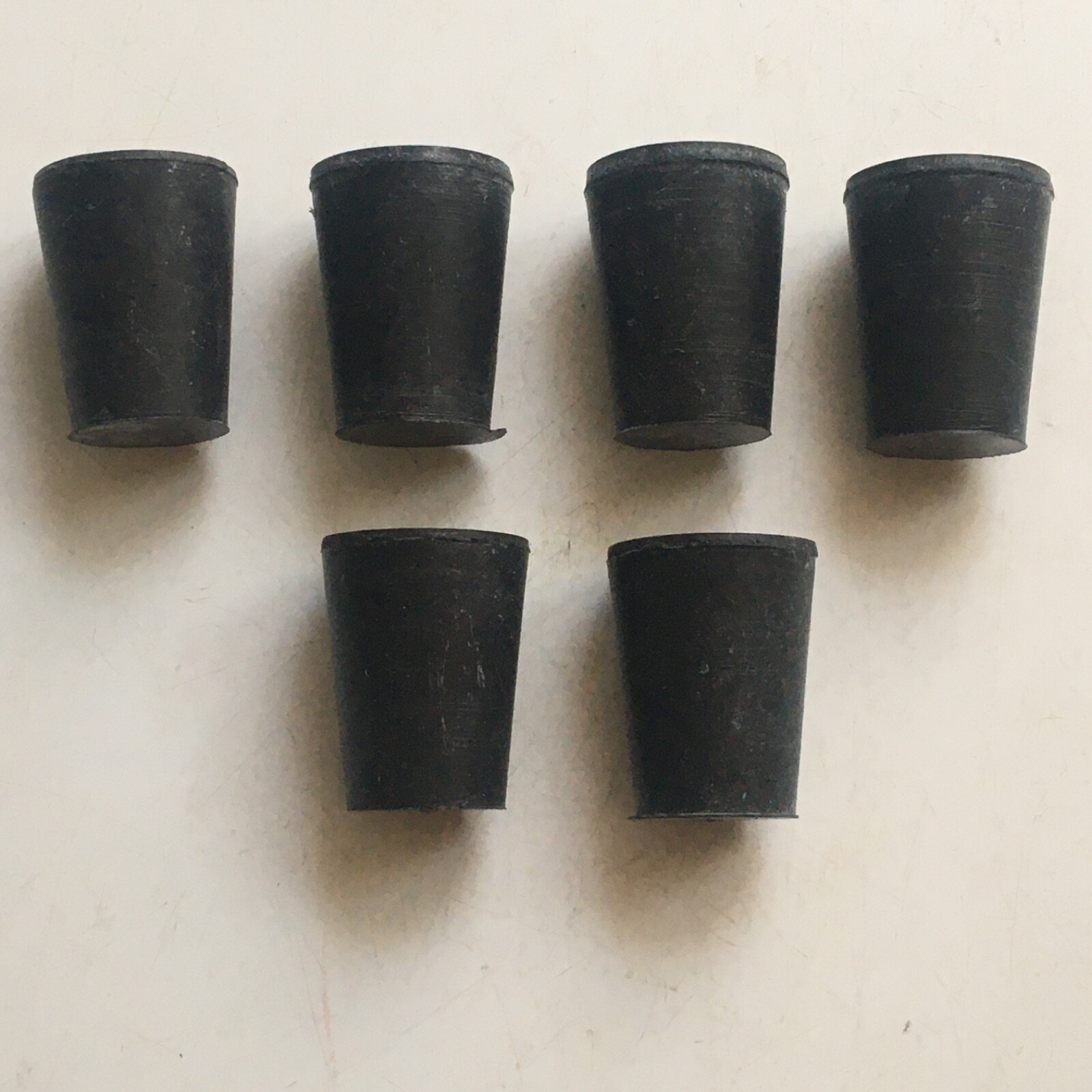 (6) Size #1 Rubber Stoppers Plug Laboratory Tapered Test Tube Plugs | eBay