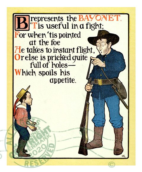 Frank Baum + Harry Kennedy * The Army Alphabet 1900 Children's ABC book ...