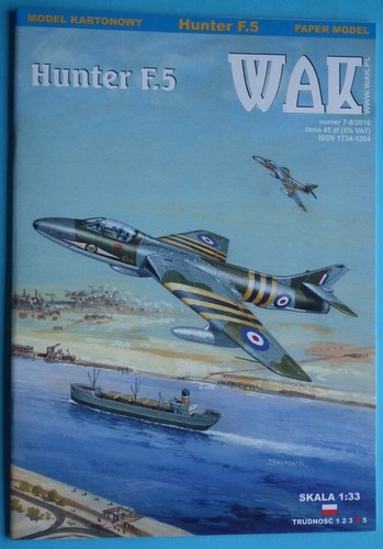 WAK 7-8/2016 - British fighter Hawker Hunter F.5 | eBay UK