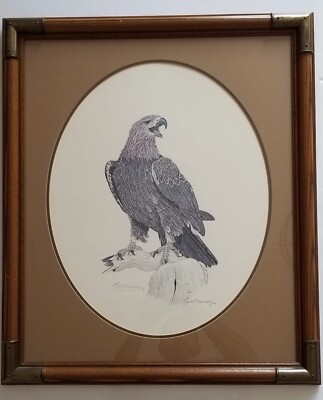 Golden Eagle” Hand-Signed Lithograph By Gene Murray Wildlife Artist | eBay