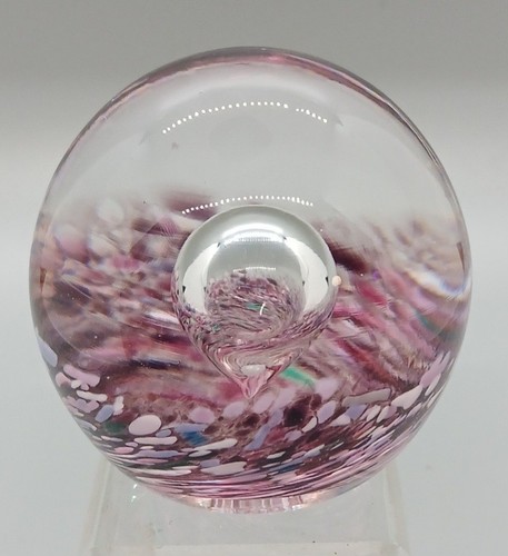 Vintage Cowdy Paperweight • Studio Art Glass • England SIGNED Scramble ...