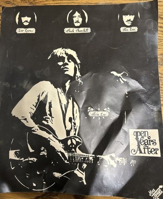 Alvin Lee Leo Lyons Chick Churchill Ric Lea 10 Years After Album Insert ...