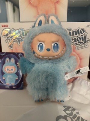 Authentic PopMart Big Into Energy Labubu - HOPE 💙🩵 | eBay
