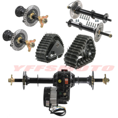 For 4 Wheeler ATV Rear Wheel Track 30''34''Axle Kit 48V 1000W ...