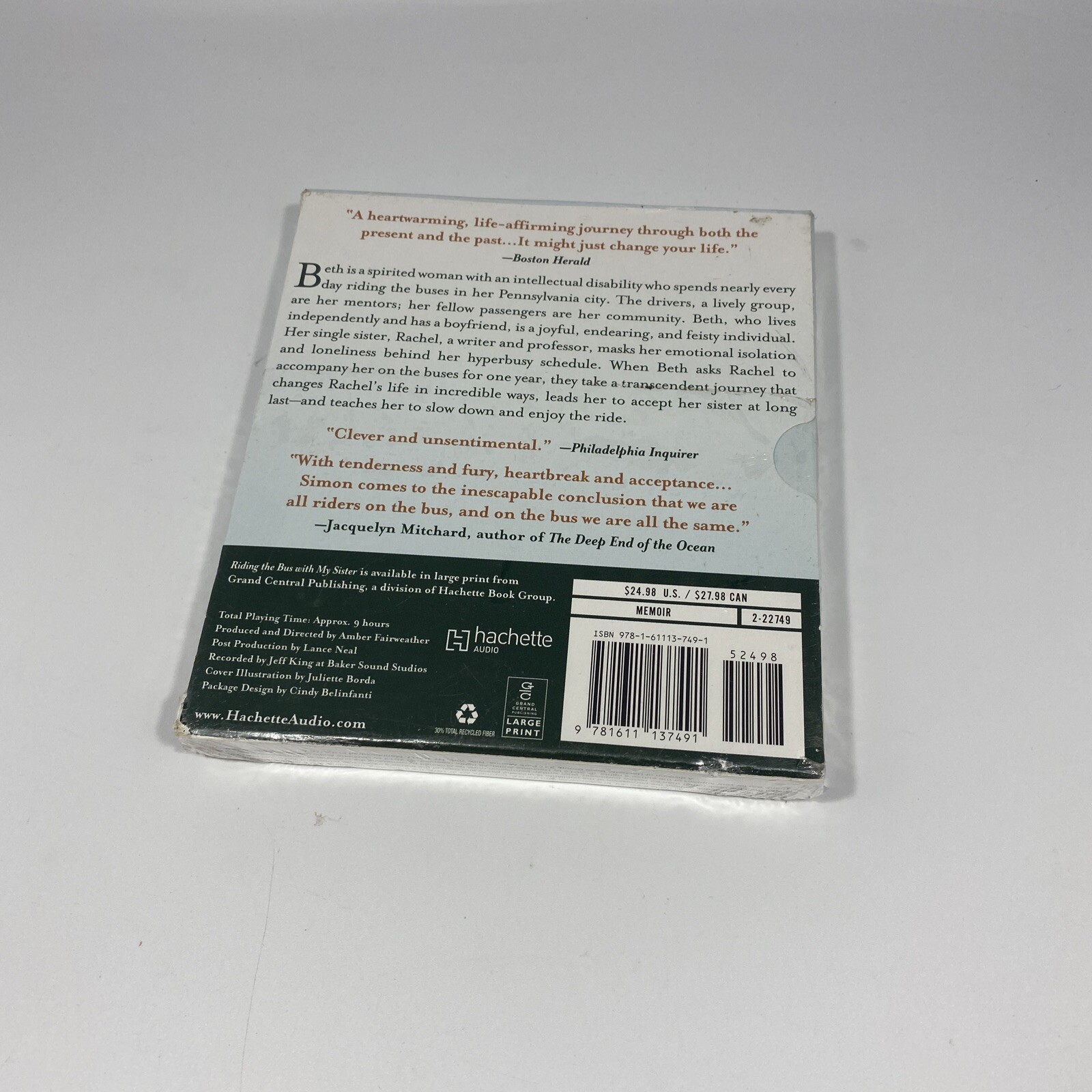 Riding the Bus with My Sister : A True Life Journey by Rachel Simon ...