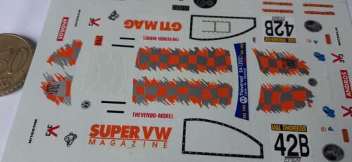 DECALCOMANIE DECALS vw cox andros 1999 1/43 | eBay