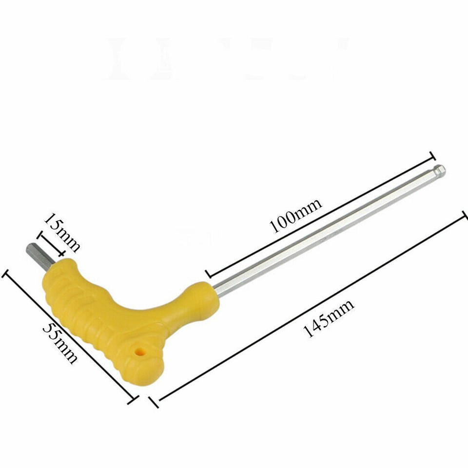 T-Handle Allen Hex Key 2mm-14mm Ball End Hexagon Keys Metric Allan ...
