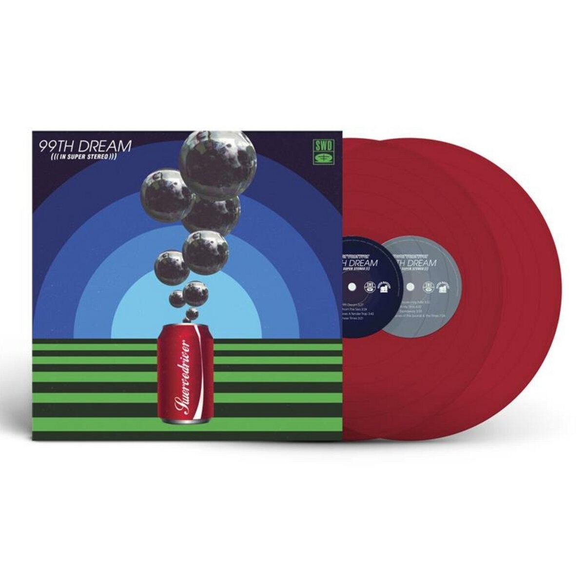Swervedriver 99th Dream 2x RED VINYL LP Record 1998 album with bonus ...