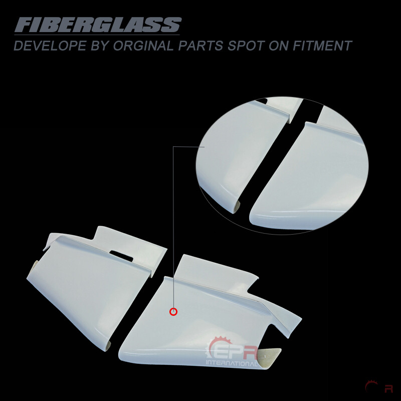 For Z33 350Z VRSA1 Type Fiberglass Rear Diffuser FRP Rear Spat Pair ...