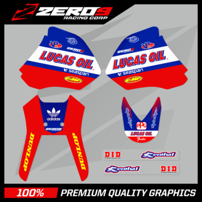 HONDA XR 400 GRAPHICS KIT DECAL KIT ENDURO GRAPHICS LUCAS | eBay