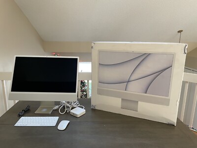White iMac 24" Apple Desktop slightly used | eBay