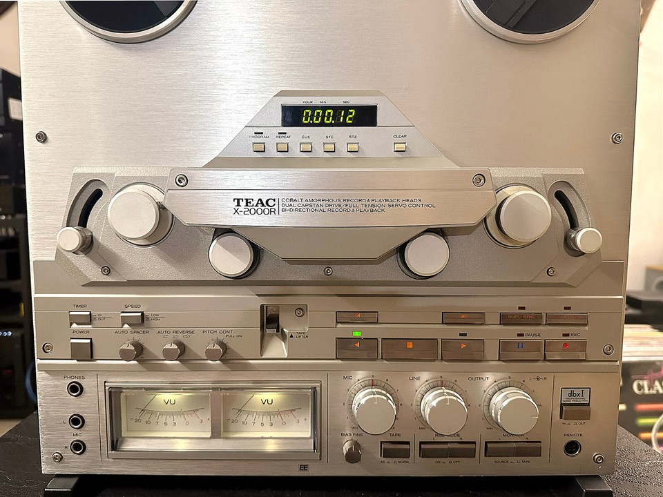 TEAC X-2000R Reel to Reel AutoRev Mint w/Cover + Box Serviced + 30-Day ...