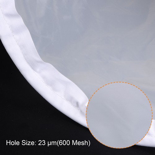 600 Mesh Paint Filter Bag 7" Dia Cone Shape Nylon Strainer for ...