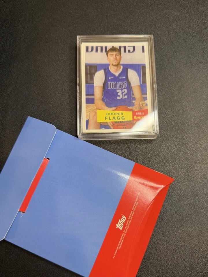 Cooper Flagg 2025 NBA Topps The Living Set #11 (RC) - IN HAND - Lot Of ...