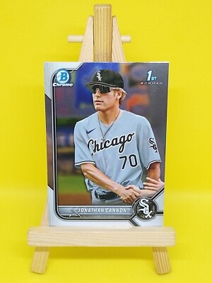Jonathan Cannon 1st 2022 Bowman Draft BDC-180 Chrome Chicago White Sox ...