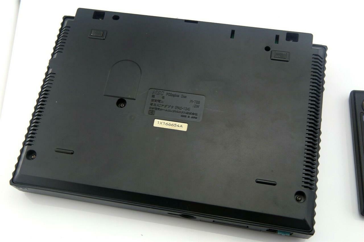 PC Engine Duo Console PCE Black Japan NEC PITG8 system US Seller Please ...