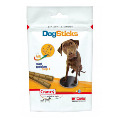 Crancy Dog Sticks Pollo 90gx16 Snack per cani di tutte le taglie (160 ...