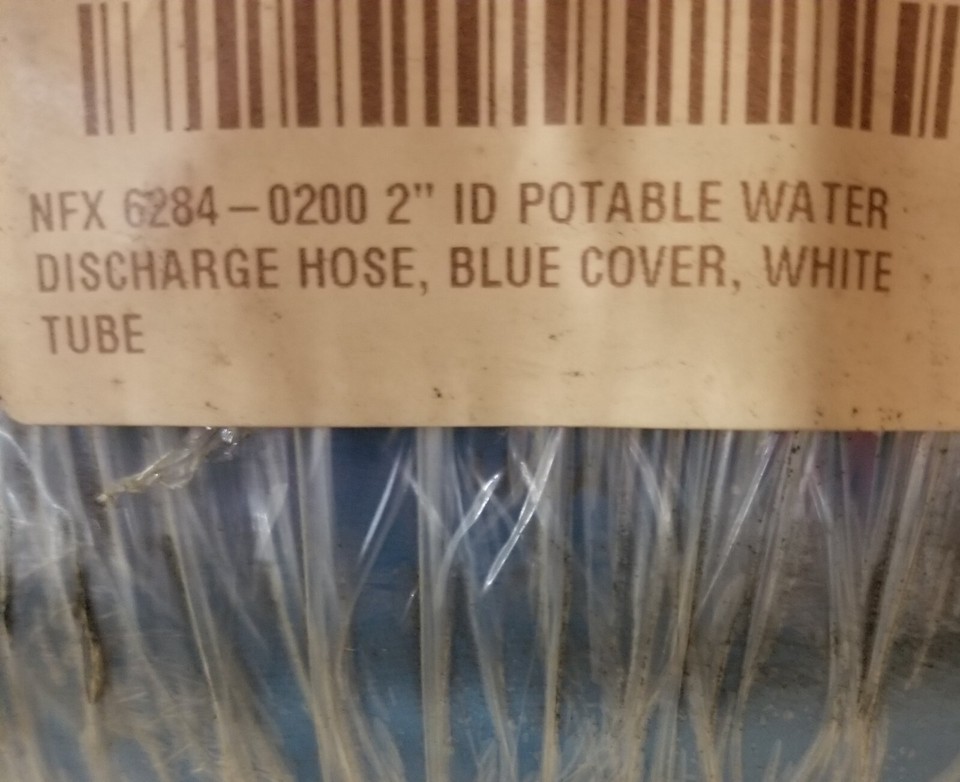 NovaFlex 6284WN-0200 Portable Water Discharge Hose 250 psi max 2" ID x ...