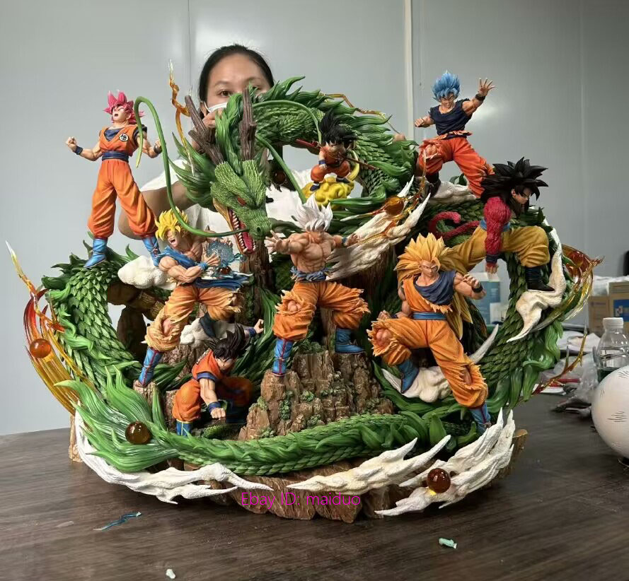 Kylin Studio Son Goku Sets Resin Anniversary version Dragon Ball 83cm ...
