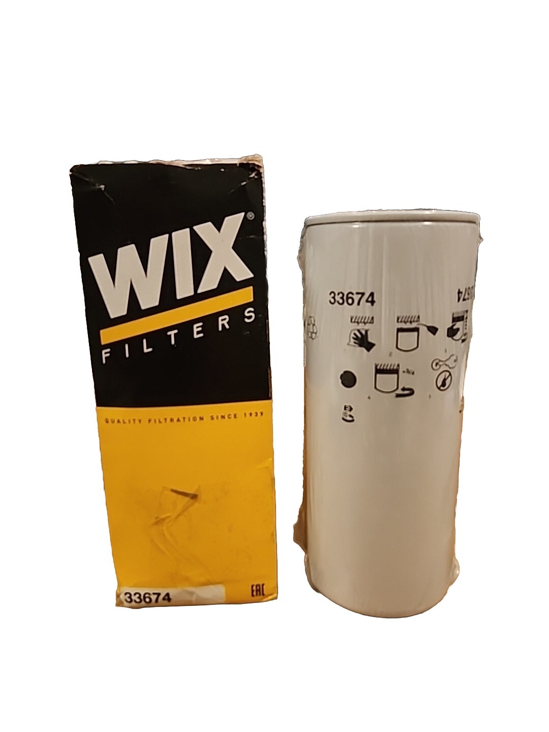 WIX 33674 - Fuel filter cross reference