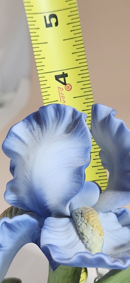 Lenox Fine Porcelain Iris Floral Figurine, 1989 Garden Flowers ...
